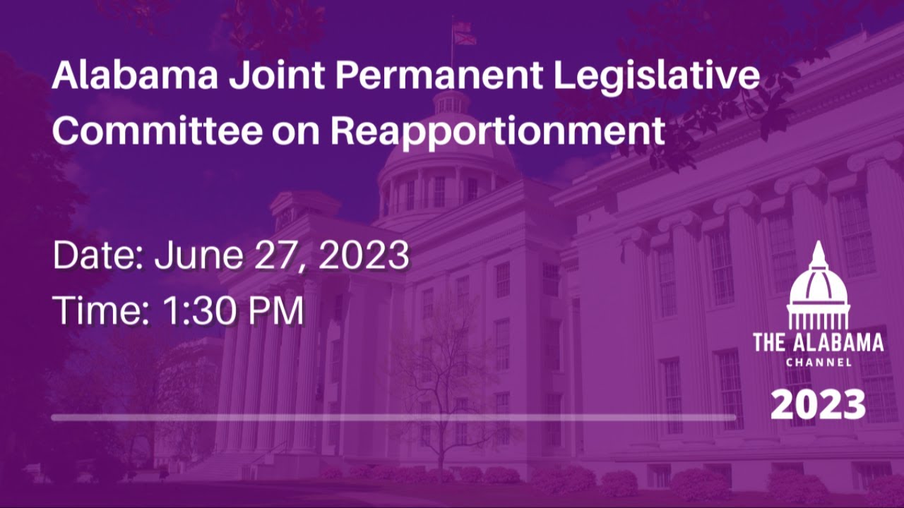 Alabama Joint Permanent Legislative Committee on Reapportionment - YouTube