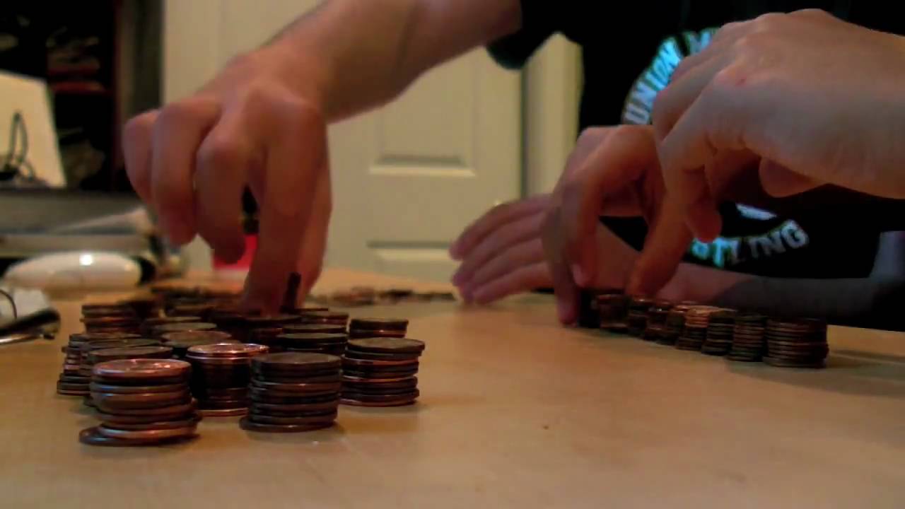 Stacking Pennies - YouTube