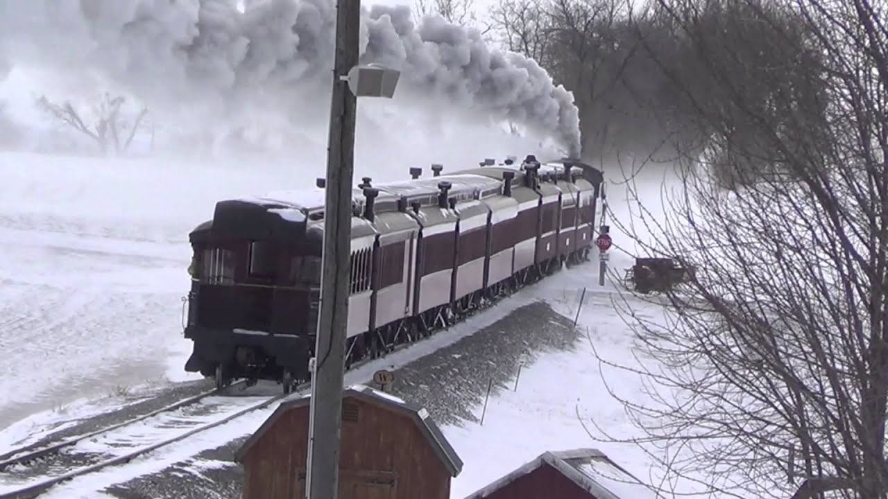 A Deep-Freeze Day on the Strasburg Rail Road. - YouTube