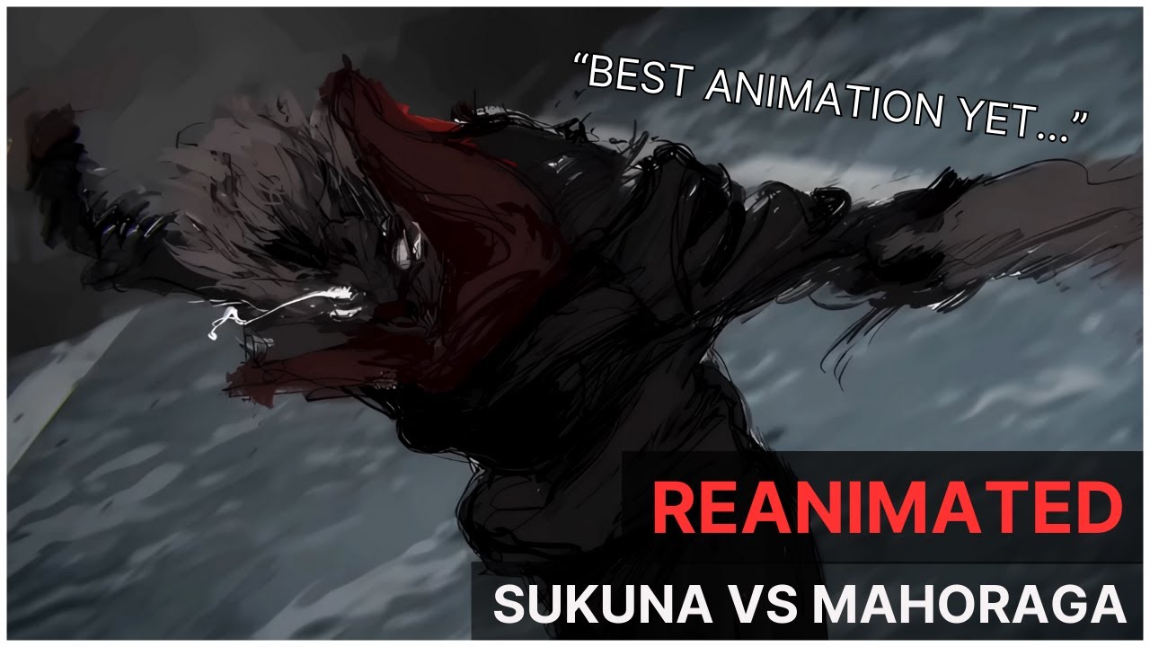 The New Blu-Ray Sukuna vs Mahoraga Fight Is INSANE - YouTube