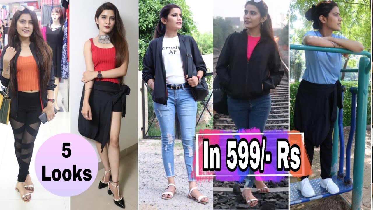 5 Looks 1 Jacket | 5 Super Crazy Looks in Just 599/- Rs. | College ...