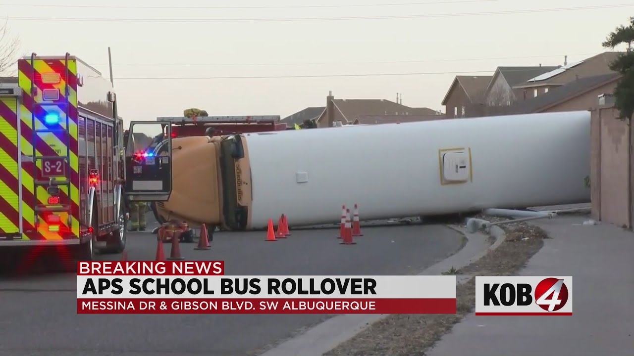 APD: Several students taken to hospital following school bus rollover ...