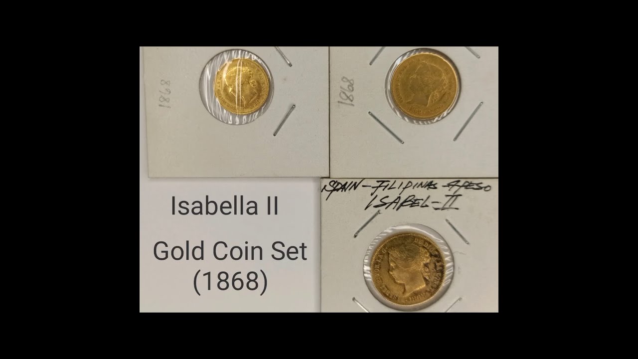 #30 PHILIPPINES Gold Coins Set (1868) - YouTube