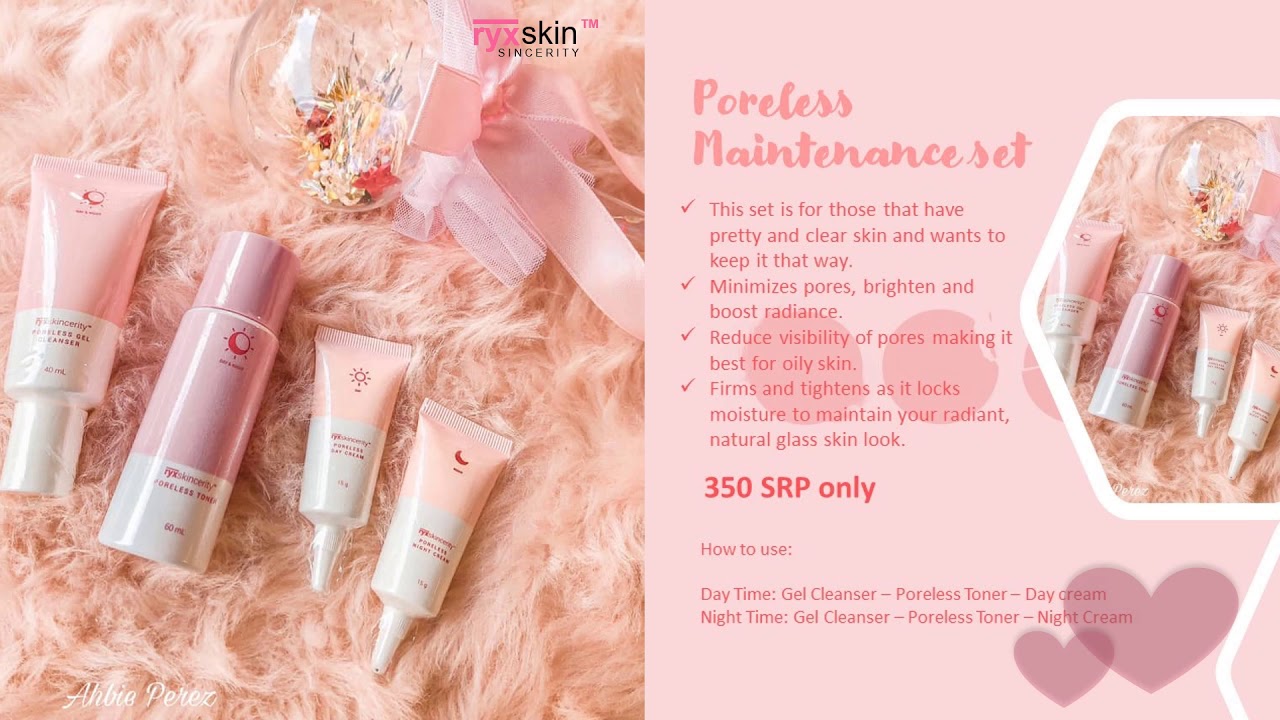 Ryx Skin Sincerity Products - YouTube