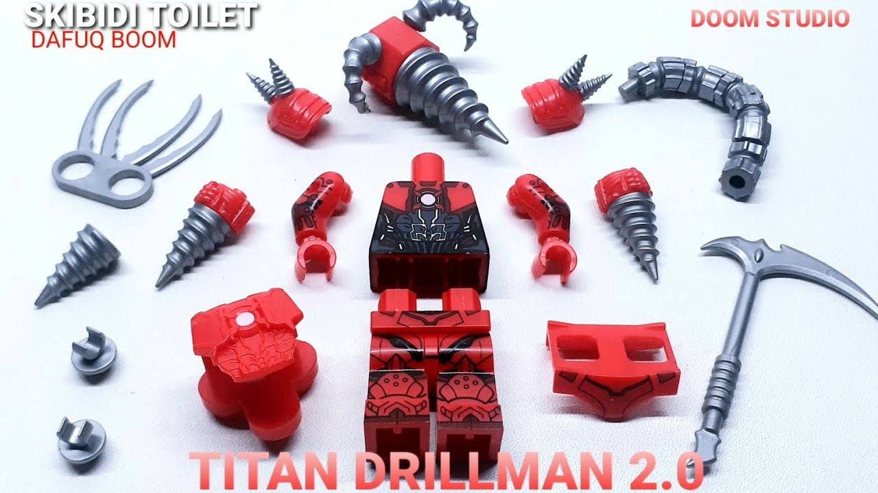 Lego skibidi toilet multiverse | assemble titan drillman 2.0 - YouTube