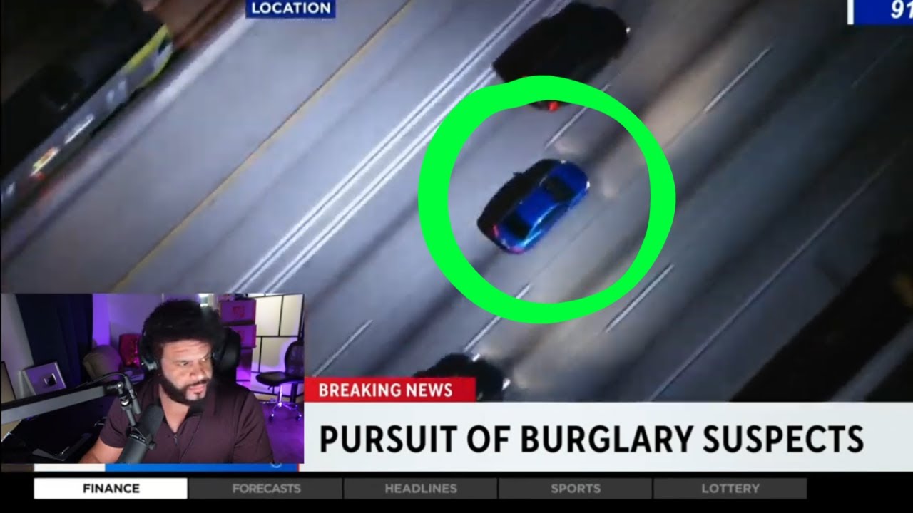 LIVE POLICE CHASE! California Pursuit GO GO GO! STOLEN VEHICLE - YouTube