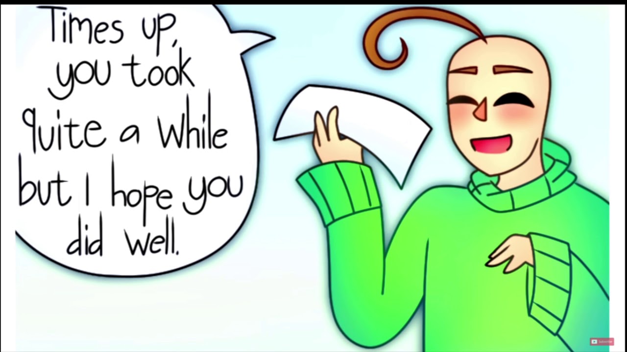 Reacting to VOAdam's 20 Baldi's Basic Comic Dub - YouTube