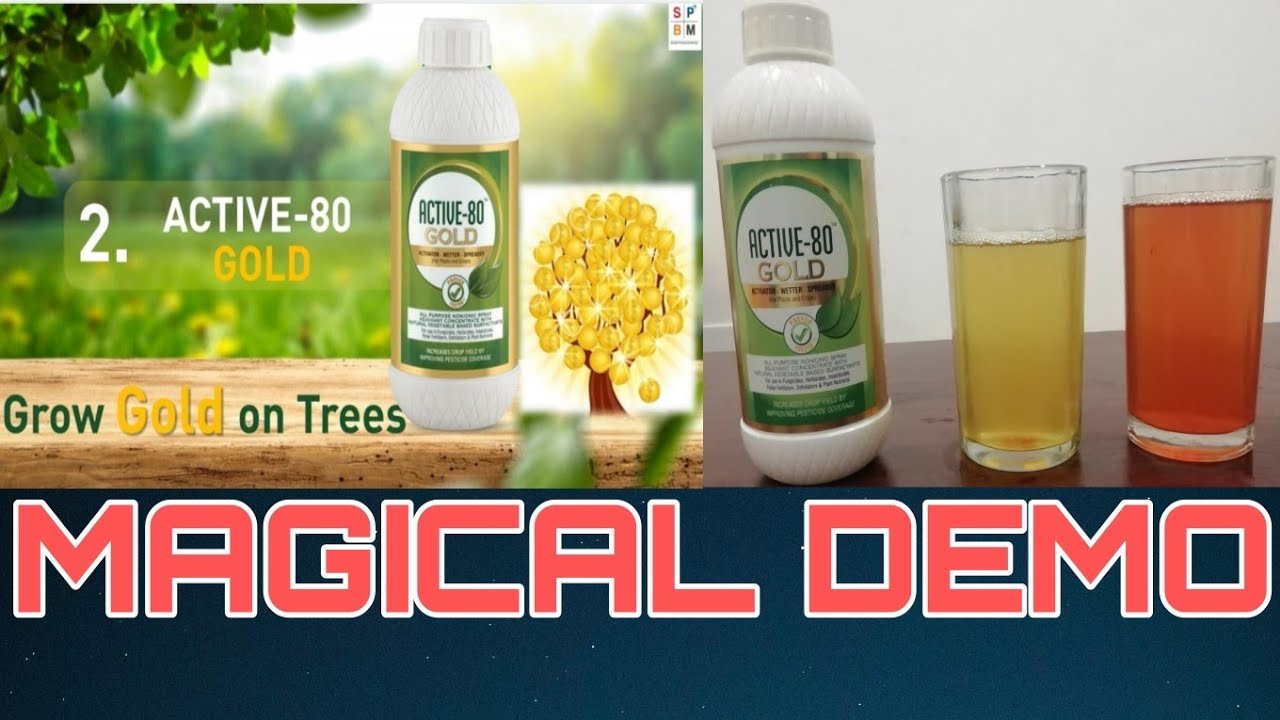 MODICARE ACTIVE-80 GOLD MAGICAL DEMO | CONVERTING CHEMICAL LANDS INTO ...