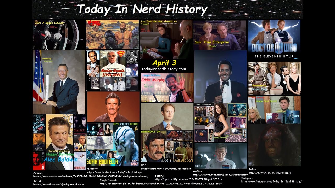 Today In Nerd History April 3 - YouTube