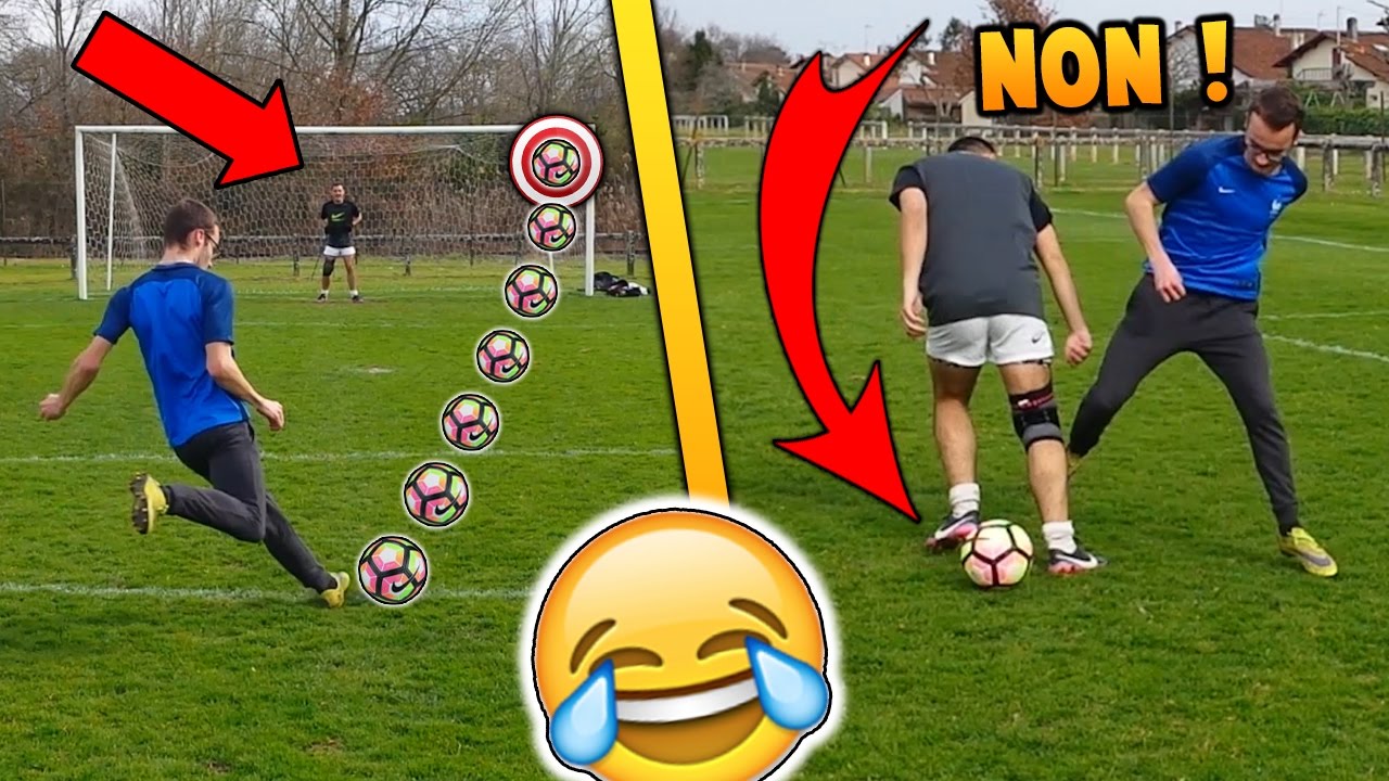 PETIT PONT ET COUP FRANC : NOTRE MEILLEUR DÉFI FOOT !! - YouTube