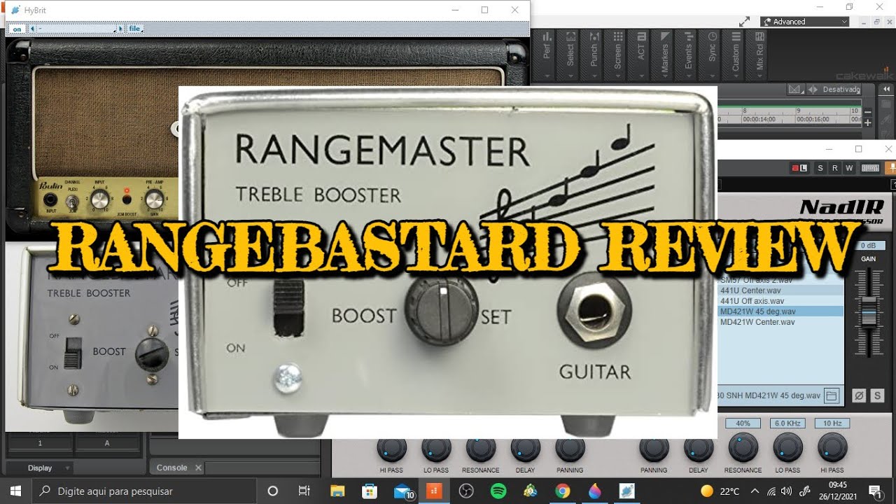 Dallas Rangemaster Treble Booster Plugin Review - YouTube