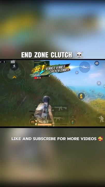#bgmi #pubg end zone 1V4 clutch - YouTube