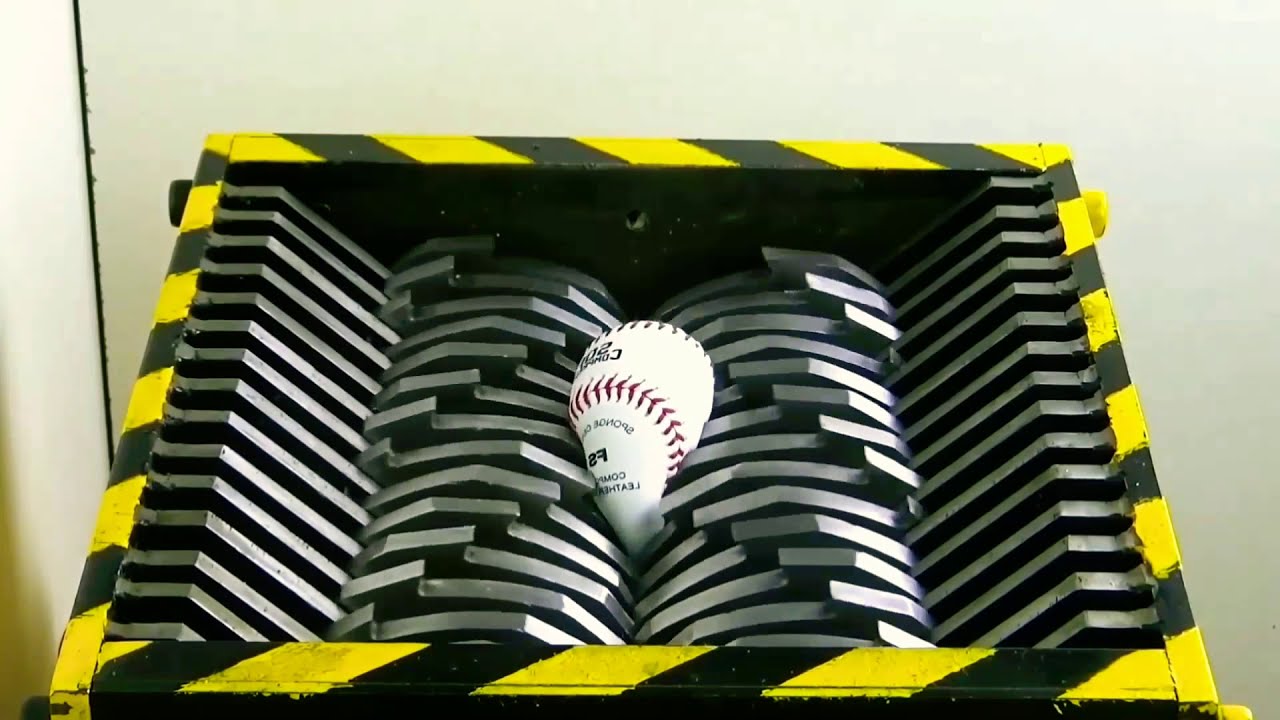 EXPERIMENT । shredding balls - YouTube