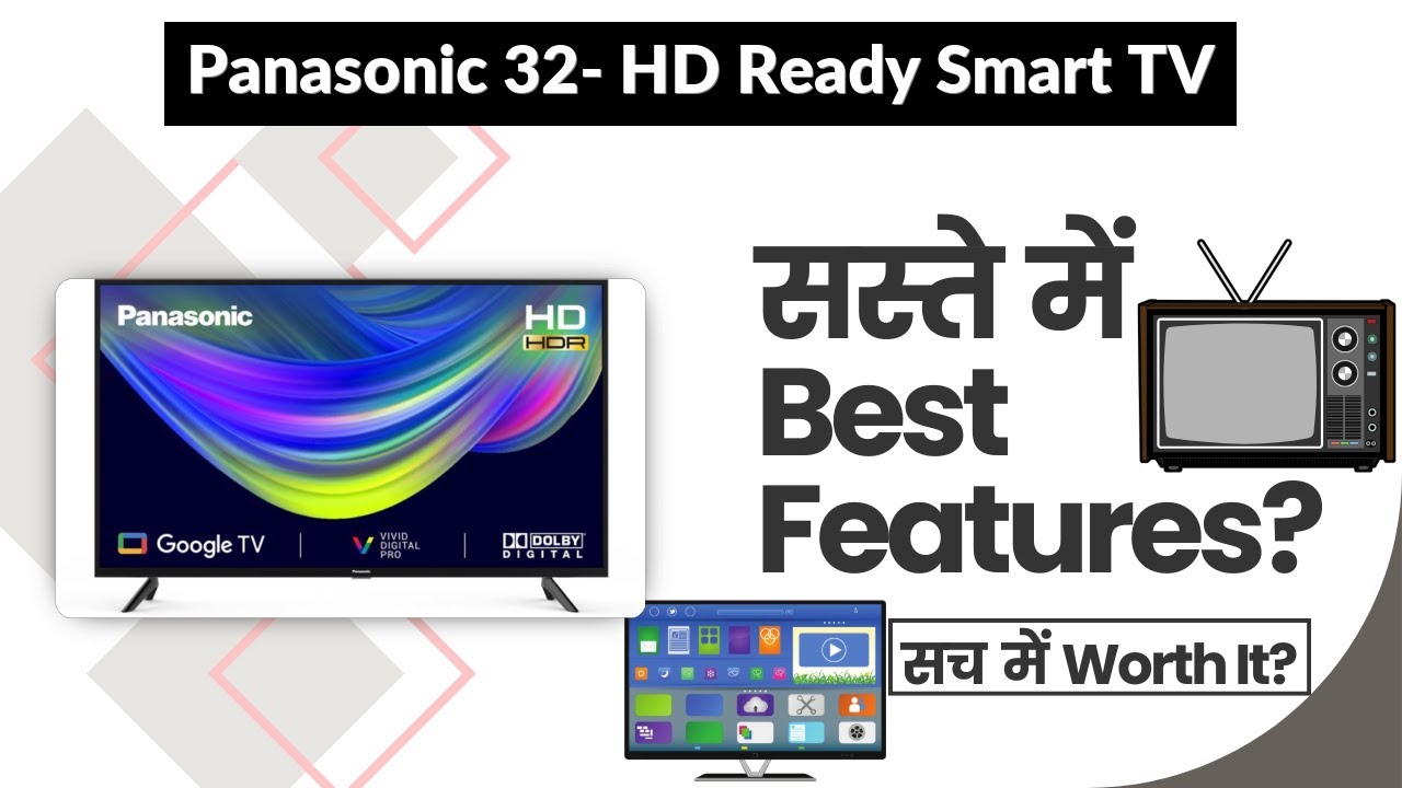 Panasonic 80 cm (32 inch) HD Ready LED Smart Google TV (TH-32MS660DX ...