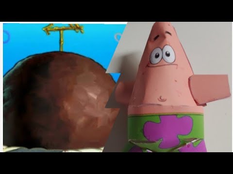 speed papercraft patrick - YouTube