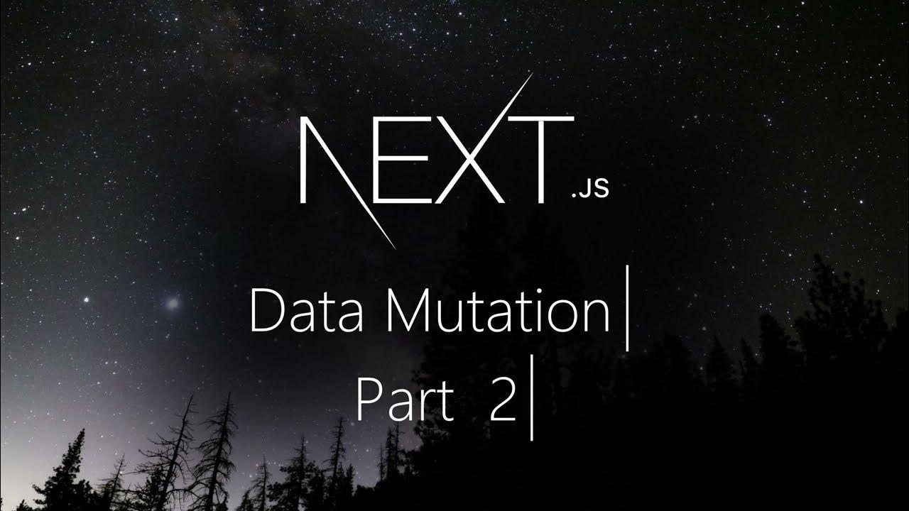 Using server actions to update user content, A tutorial for Data Mutation in Next JS 14 - YouTube