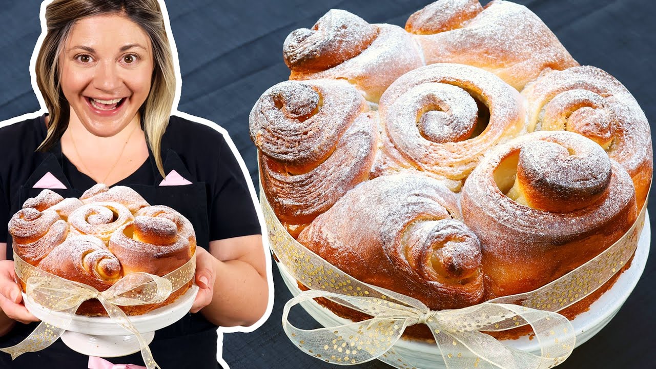 How to Make Torta di Rose | This Italian rose cake is so beautiful ...
