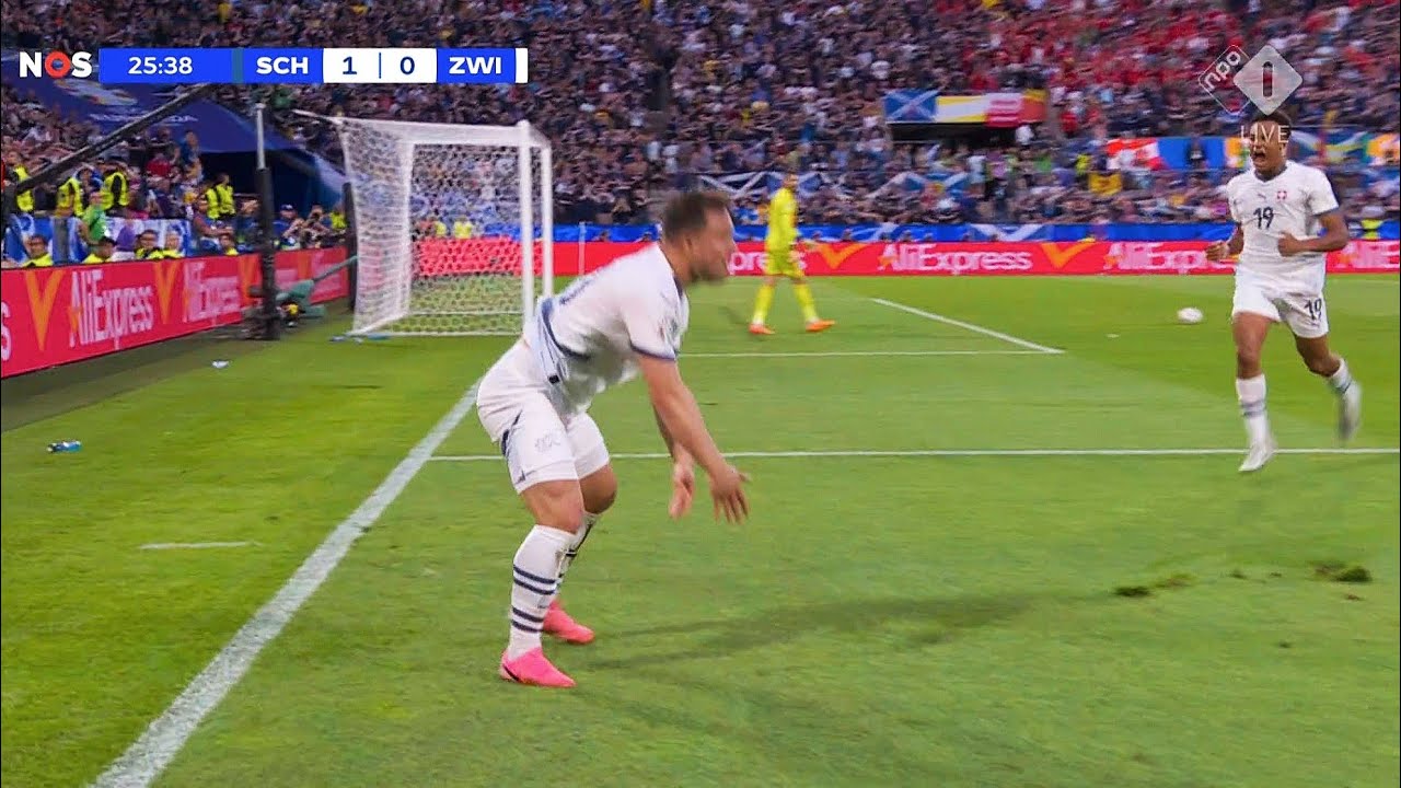 😱Xherdan Shaqiri Unbelievable Goal vs Scotland | Uefa Euro 2024 - YouTube
