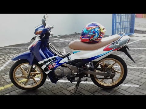 Spek Satria R 120 Tahun 2001 Up Grade Double Starter - YouTube
