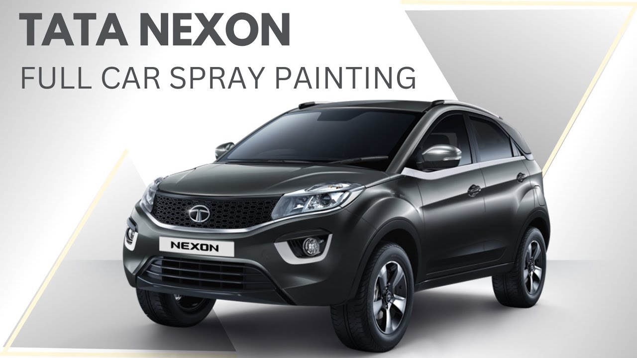 NEXON FULL CAR SPRAY PAINTING #car #spray #painting - YouTube