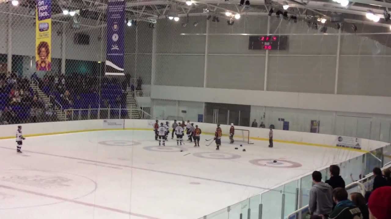 Andre Payette vs Andrew Sharp Round 1 - Sheffield Steeldogs vs ...