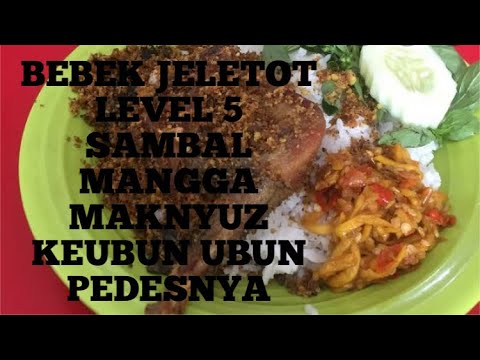 ASMR BEBEK MADURA PEDAS NIKMAT | SAMBAL MANGGA MUDA | ASMR INDONESIA