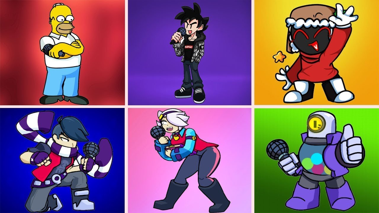 FNF Wish Come True But Different Characters Sing It 🎵Everyone Sings ...