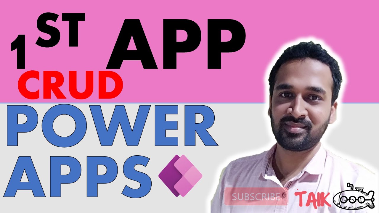 How to make app in PowerApps with #nocode and CRUD Operation TAIK18 (1 ...