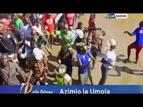 Happy moments! Azimio protesters enjoying themselves during a peaceful ...