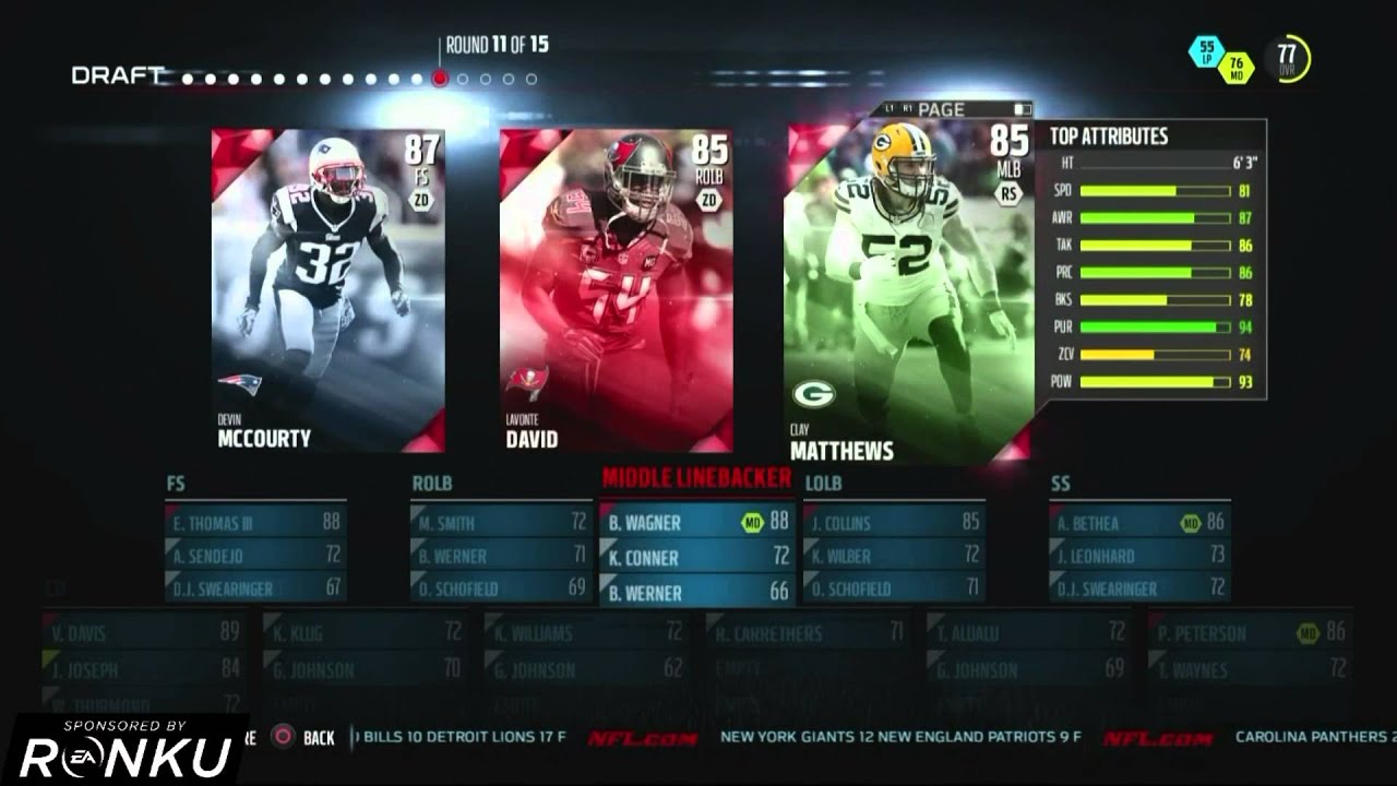 Madden 16 Draft Champions :: My Best Defensive Draft Ever! :: PS4 ...