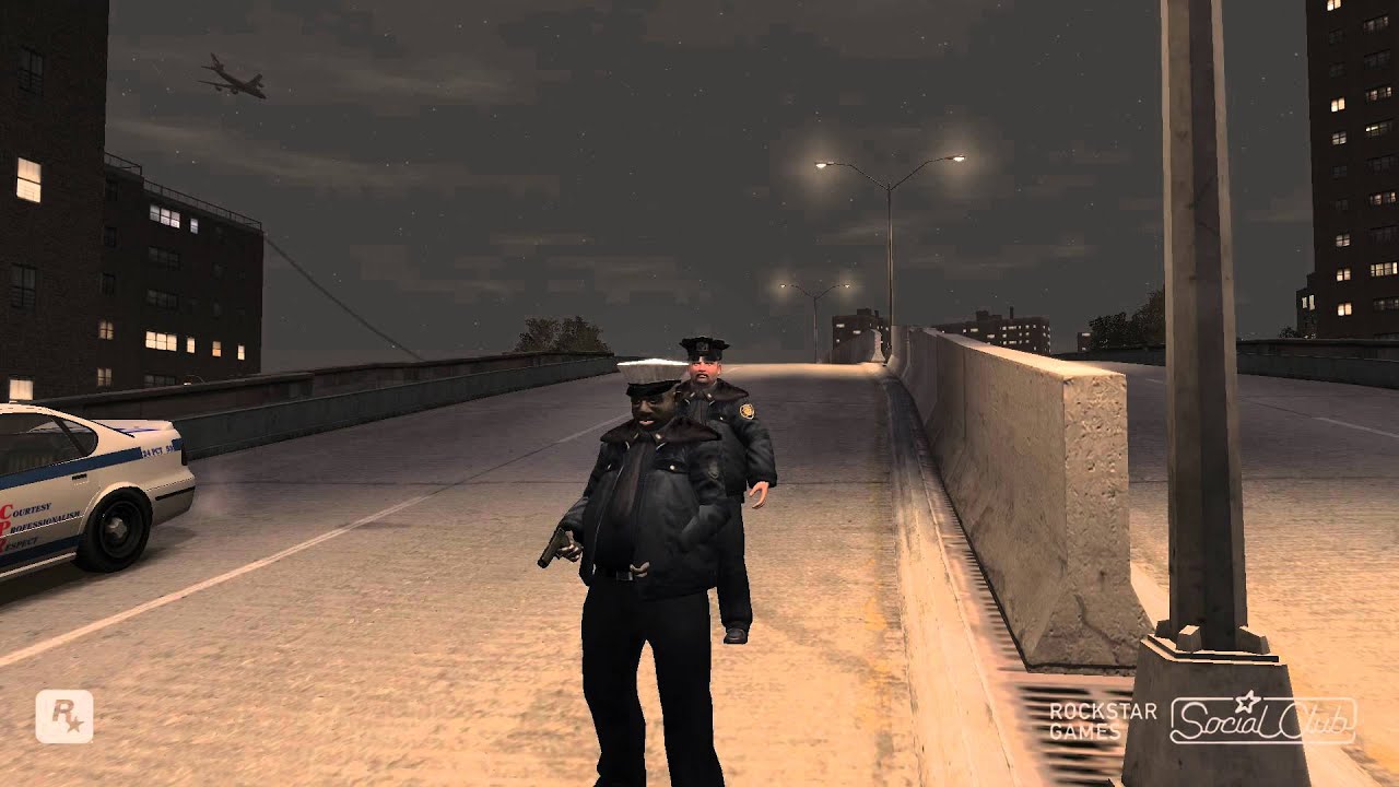 GTA iv LCPD security guard texture - YouTube