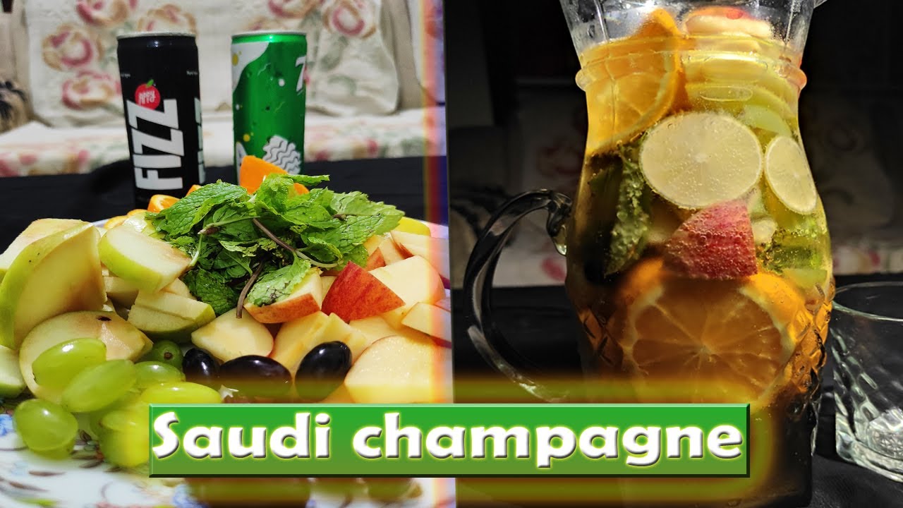 Saudi Champagne |Saudi Cooler | Refreshing Drink |Arabian Juice| Middle ...