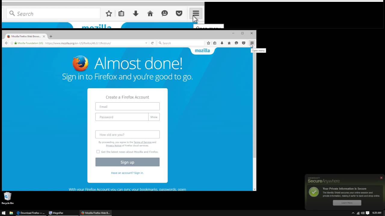 Firefox - Installation / Configuration - YouTube