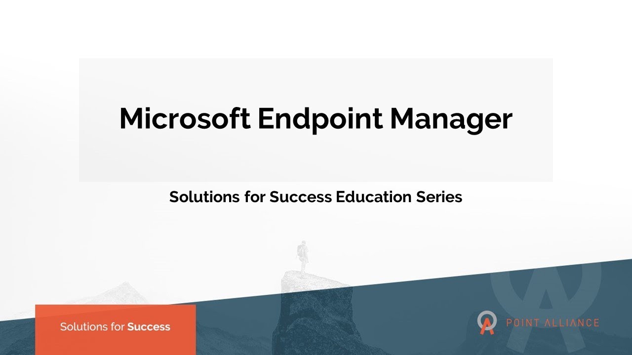 Implementing Microsoft Endpoint Manager - YouTube