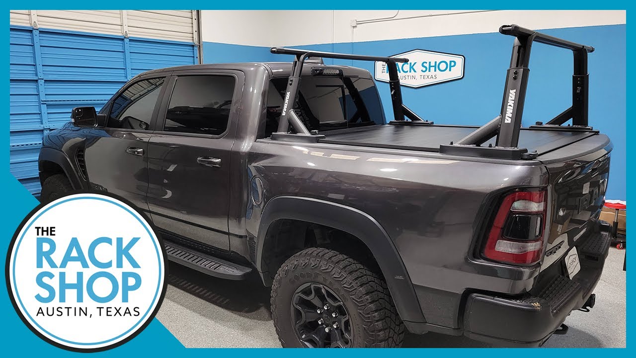 2021-2024 RAM 1500 TRX Yakima OverHaul HD Bed Rack RetraxPRO XR Bed ...