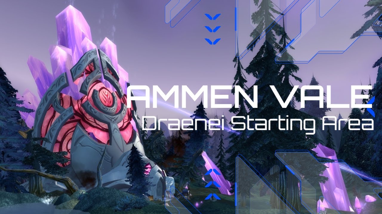 DRAENEI STARTING AREA (Ammen Vale) QUESTS | World of Warcraft - YouTube