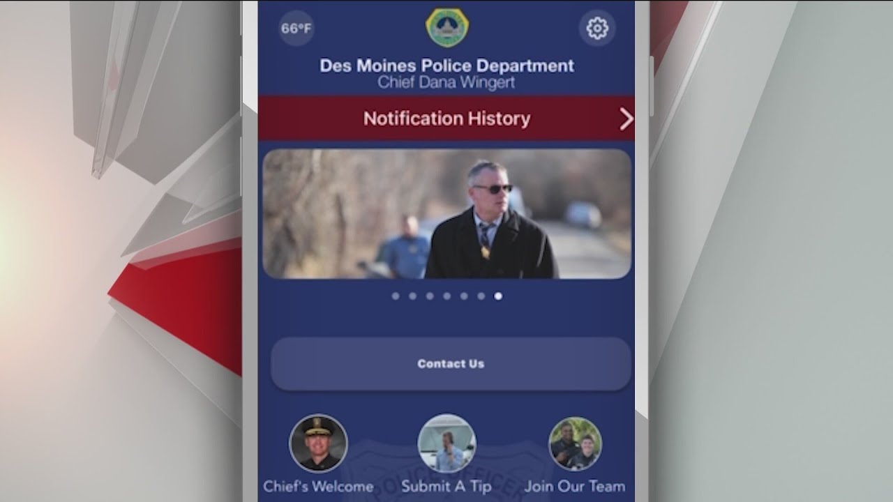 Des Moines Police Department releases new mobile app - YouTube