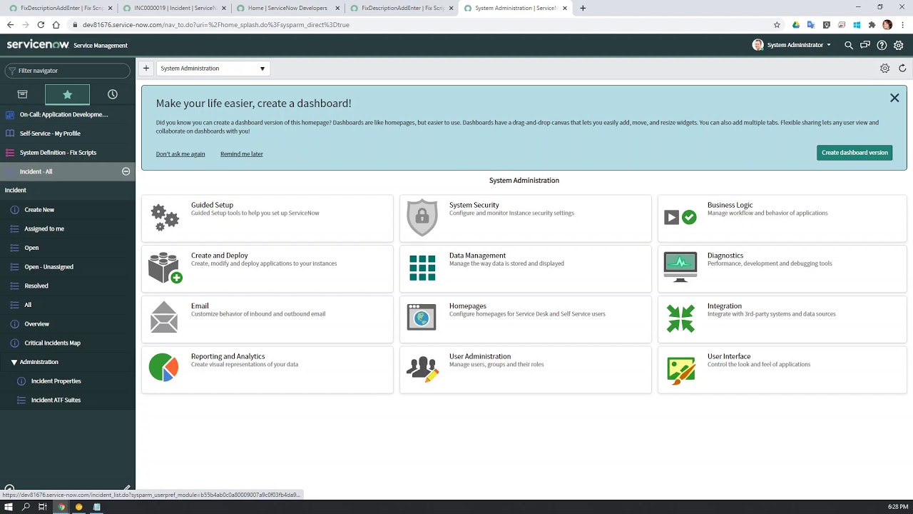 ServiceNow replace @@ symbols with Enter in description - YouTube