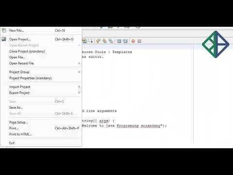 Tutorial Cara Menyimpan Project Baru di Aplikasi Netbeans - By : Sri Intern Batch 16 - YouTube