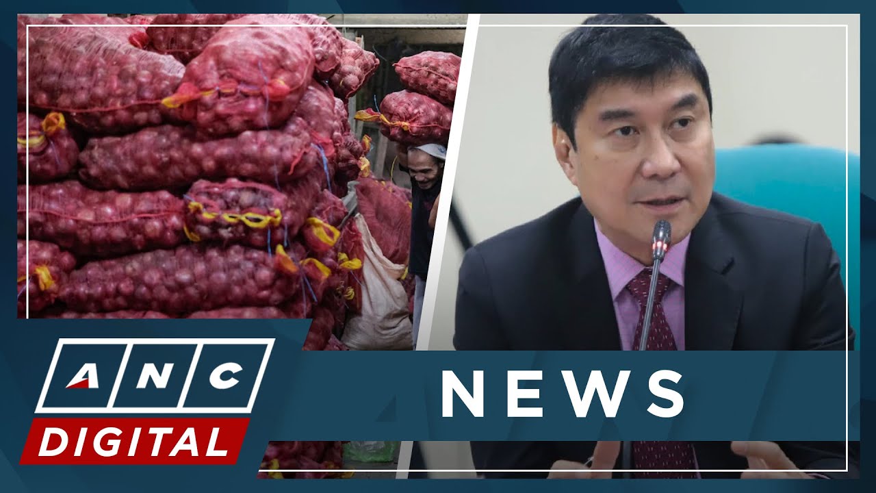 Sen. Raffy Tulfo speaks out vs smuggling amid rising onion prices | ANC ...
