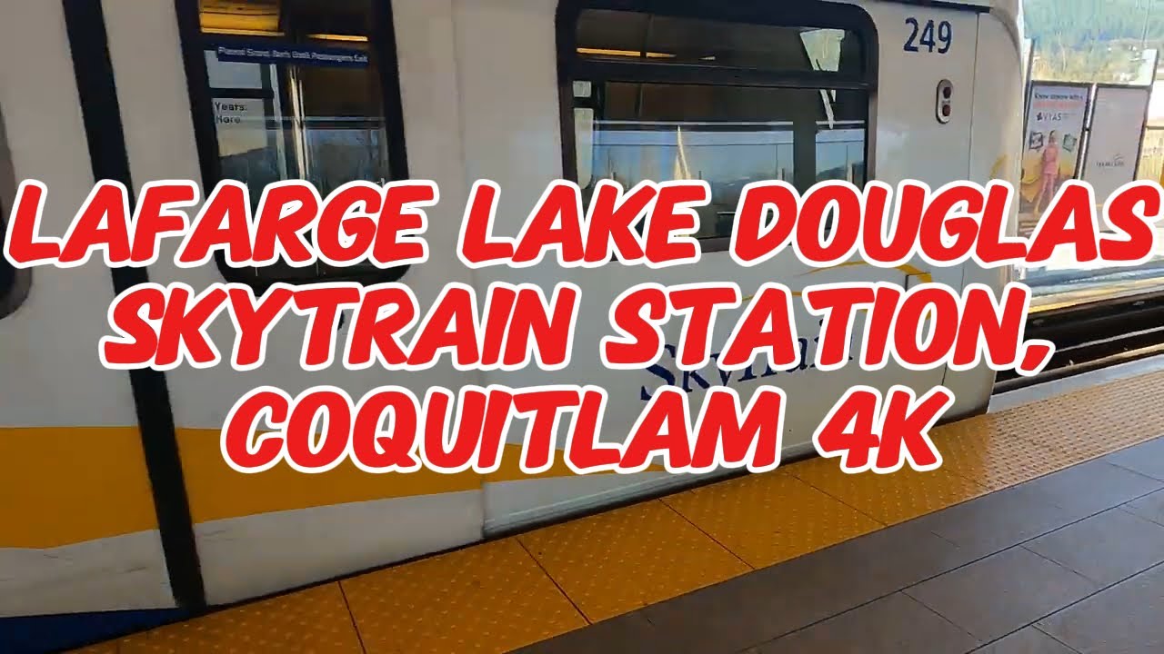 LaFarge Lake Douglas Skytrain Station, Coquitlam [4K] - YouTube