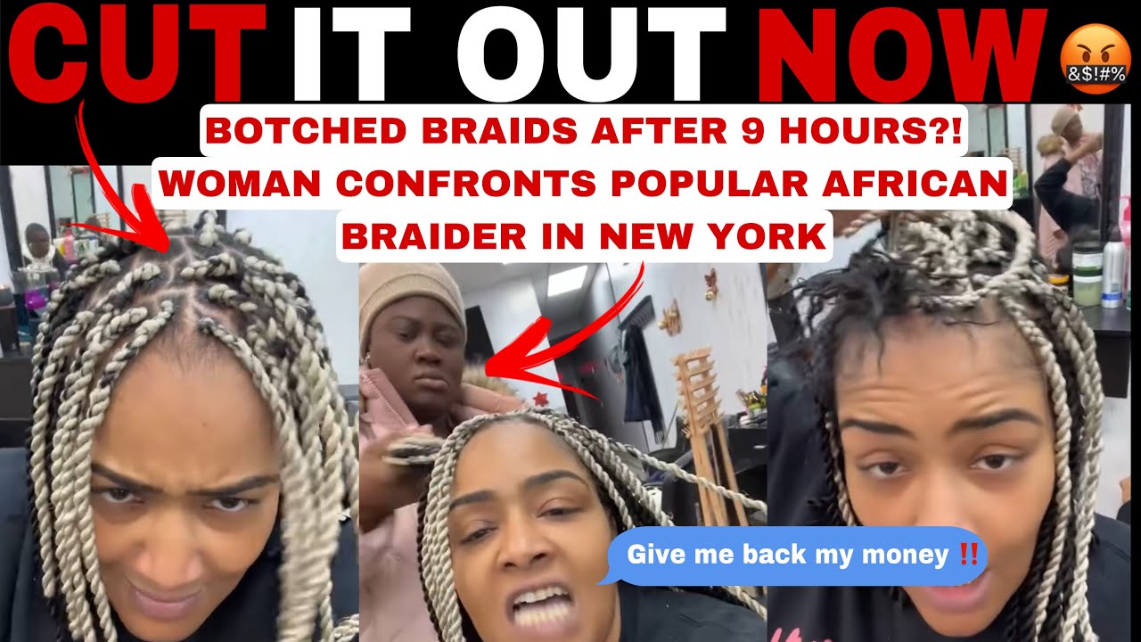 MERCY! 😱 WAS SHE WRONG? AFRICAN BRAIDER EXPOSED + VIRAL BRAIDING SHOP ...