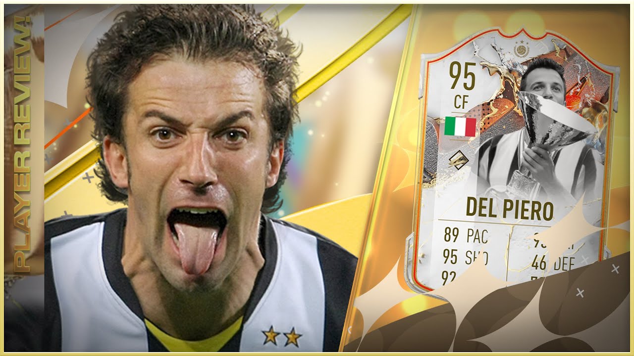 5 STAR SKILLS NOW! TROPHY TITAN 95 RATED ALESSANDRO DEL PIERO PLAYER ...