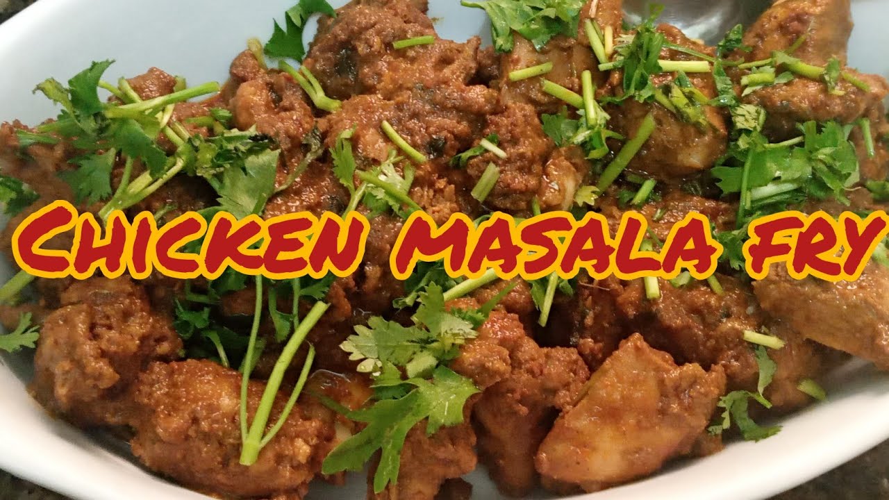 CHICKEN MASALA FRY RECIPE || REALLY DELICIOUS || Tasty Tours by jannath ...