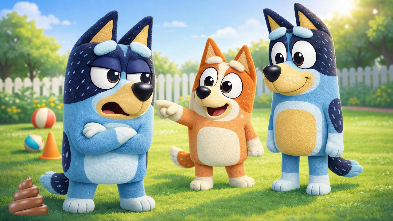 Bluey Needed the Toilet… But It Was Too Late! | Bluey and Bingo Storie ...
