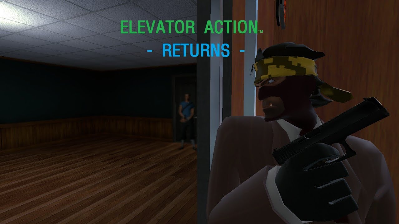 Spy plays Elevator action -Returns- - YouTube