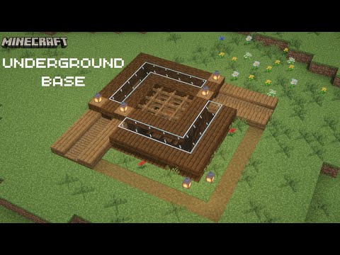 Minecraft | Underground Base | Tutorial - YouTube