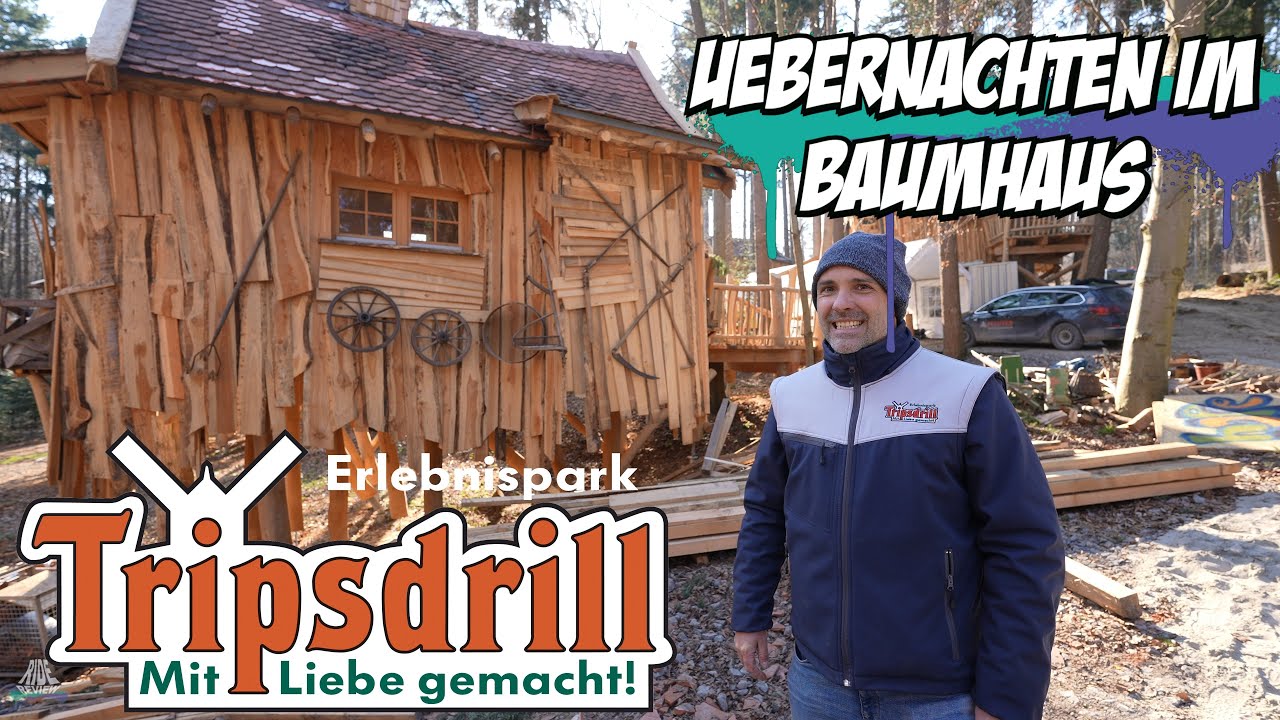 Übernachten im Baumhaus vom Erlebnispark Tripsdrill - Baustelle der ...