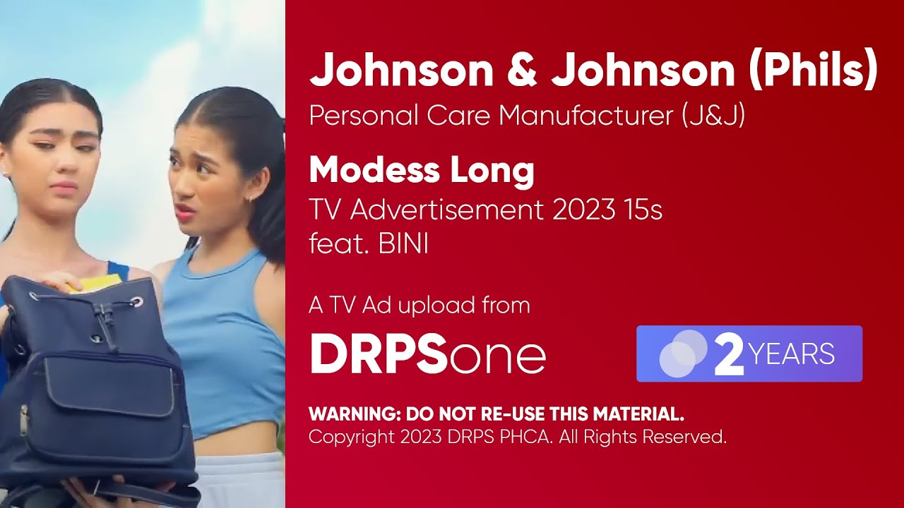 Modess Long TV Ad 2023 15s with BINI (Philippines) - YouTube