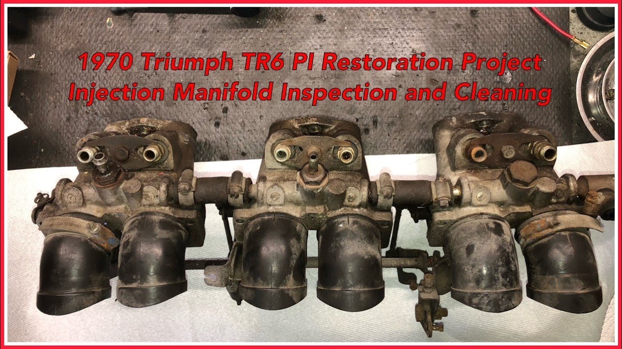 1970 Triumph TR6 PI Restoration Project, Petrol Injection Manifold ...